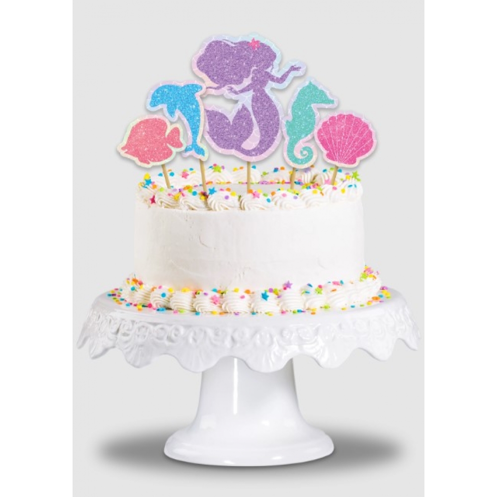 Topo Para Bolo Sereia Nova Junco - Temas Infantis - Felix Fantasias